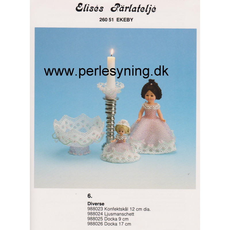 Brugt 1988 Elises nr, 988024 lysmanchet - Heidis Hobby Butik
